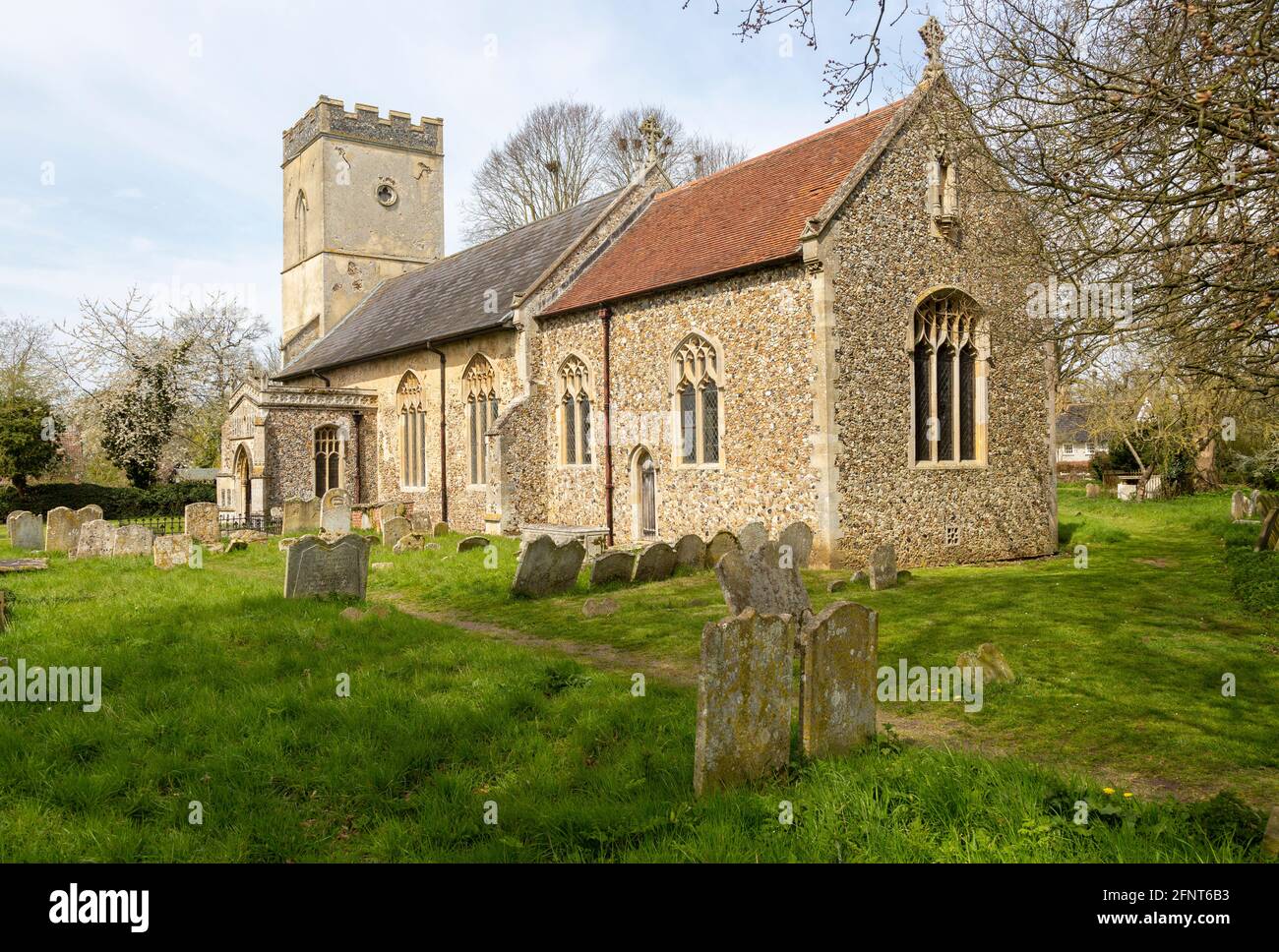 Village parish church of Saint Bartholomew, Finningham, Suffolk ...