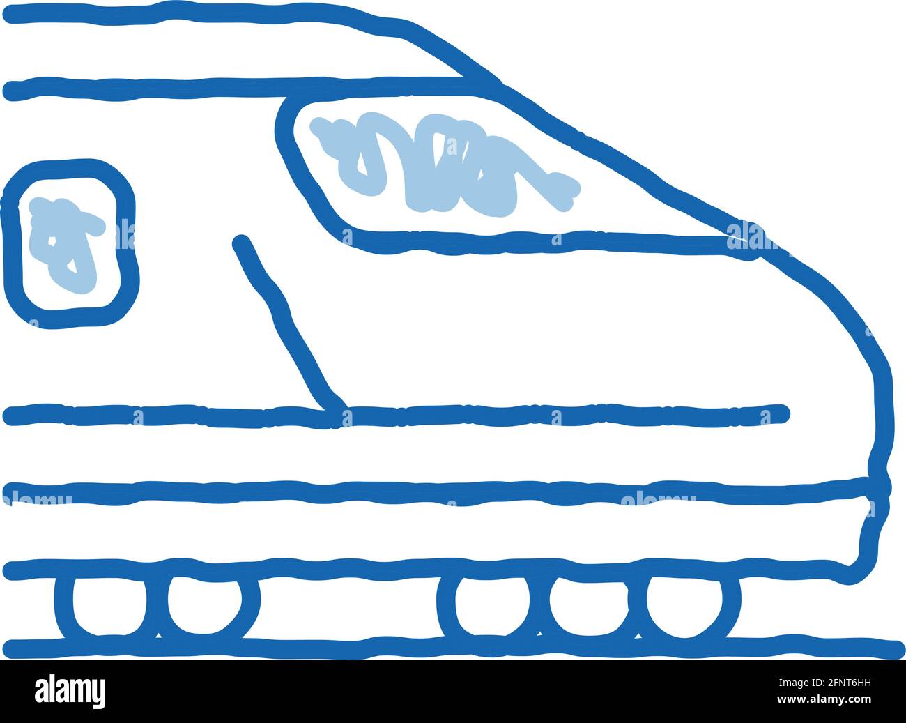 Electric passenger railcar Stock Vector Images - Alamy