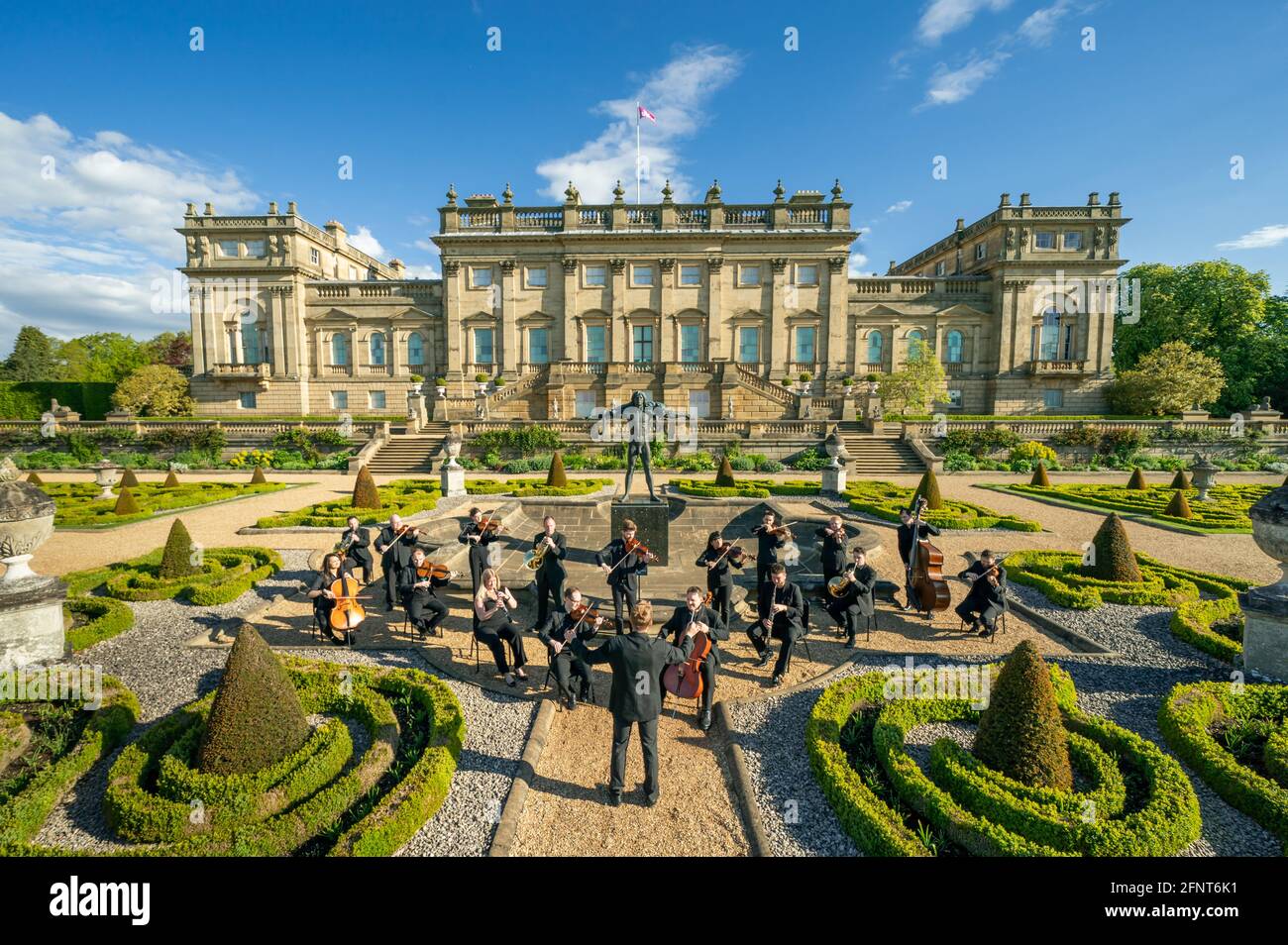 Ben Crick conducts the Yorkshire Symphony Orchestra, playing at ...