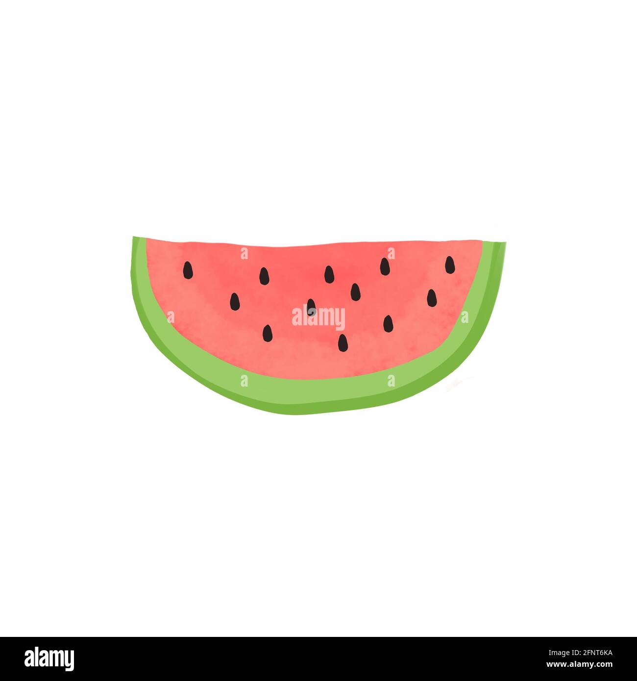 Vector pink watermelon icon, juicy watermelon slice colored ...