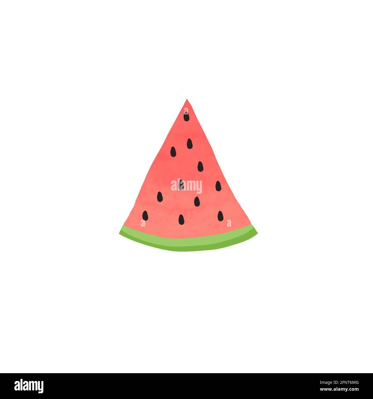 Cartoon watermelon slice hi-res stock photography and images - Alamy