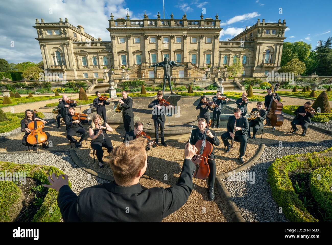 Ben Crick conducts the Yorkshire Symphony Orchestra, playing at ...