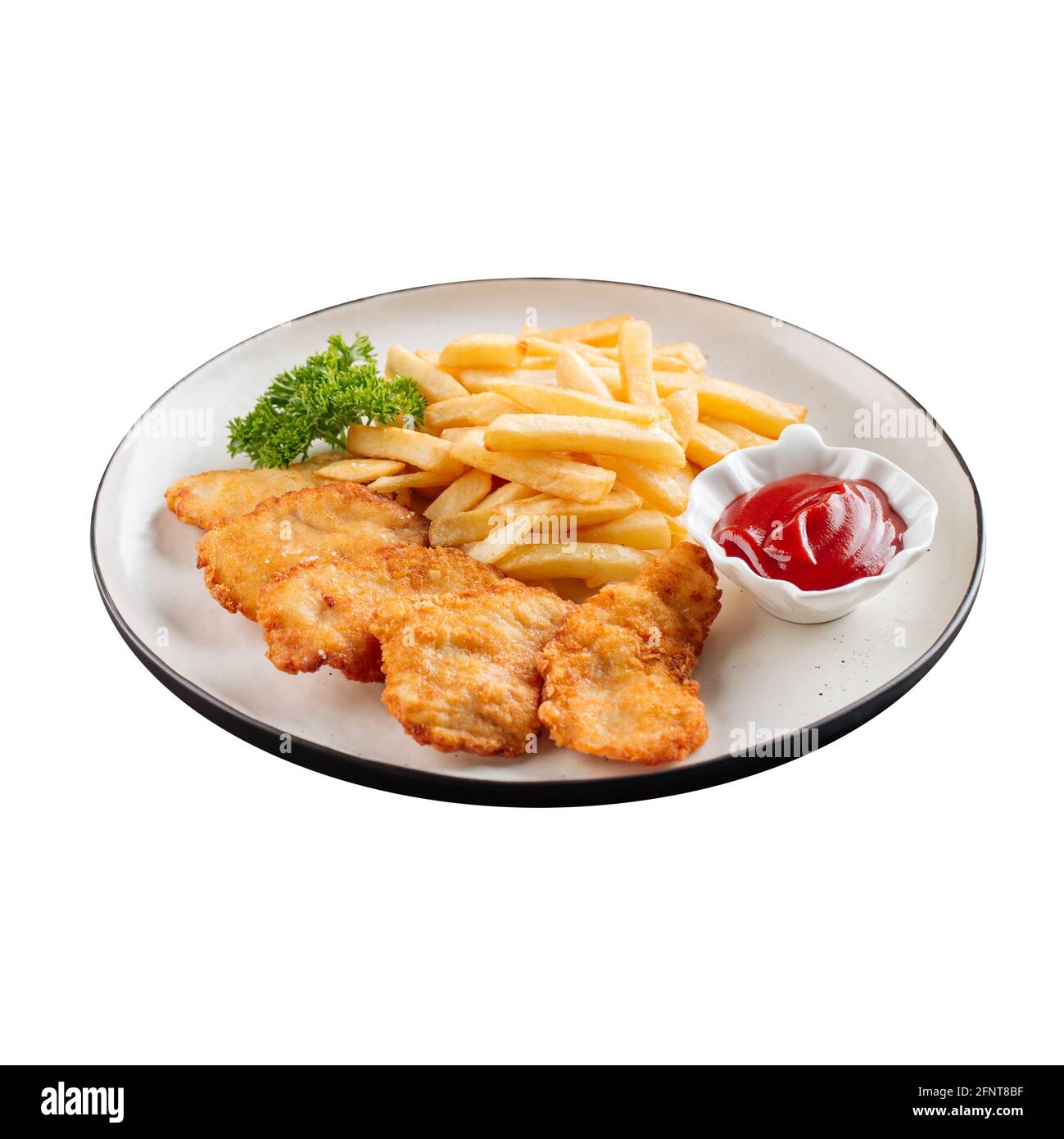 Ketchup plate chips hi-res stock photography and images - Alamy