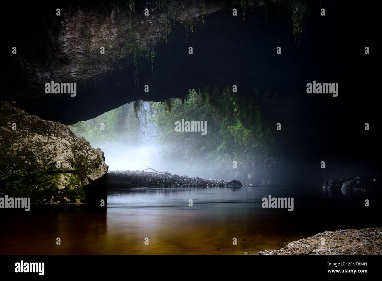 Moria Gate Arch, Oporara. South island, New Zealand Stock Photo - Alamy