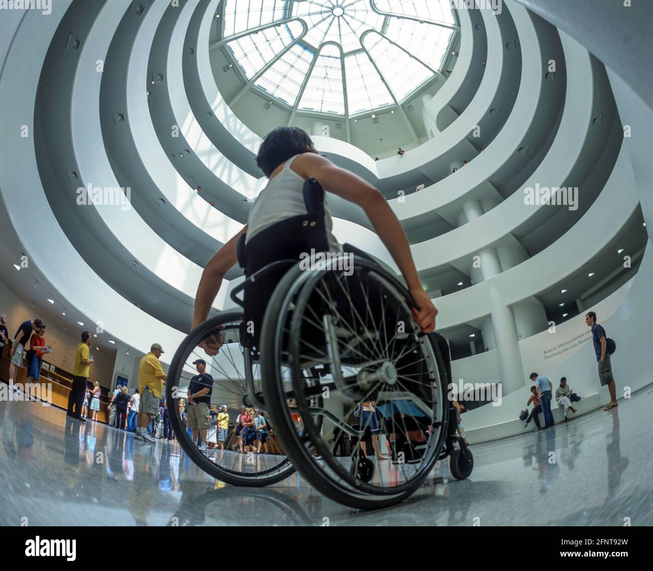 2005 HISTORICAL YOUNG WOMAN WHEELCHAIR SPIRAL ROTUNDA SOLOMON ...
