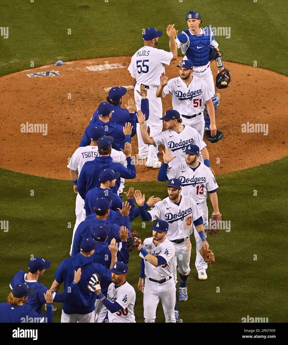 Los Angeles, United States. 19th May, 2021. The Los Angeles Dodgers ...