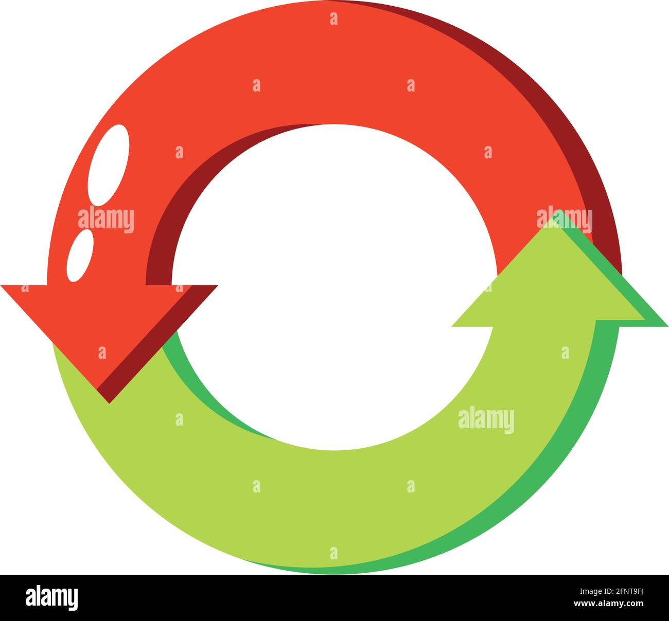 reload arrows cartoon Stock Vector Image & Art - Alamy