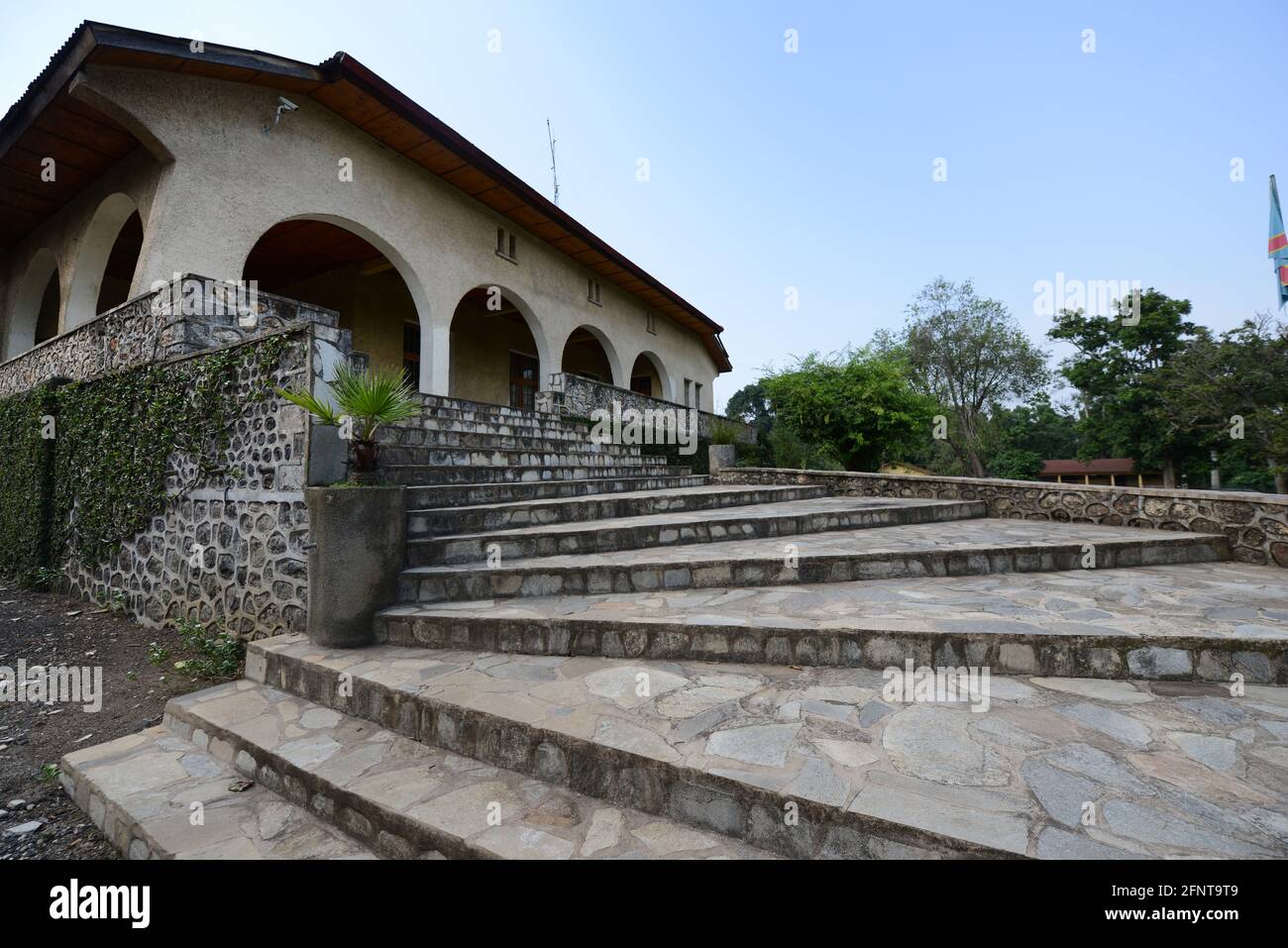 Virunga national park headquarters in Rumangabo, D.R.C Stock Photo - Alamy