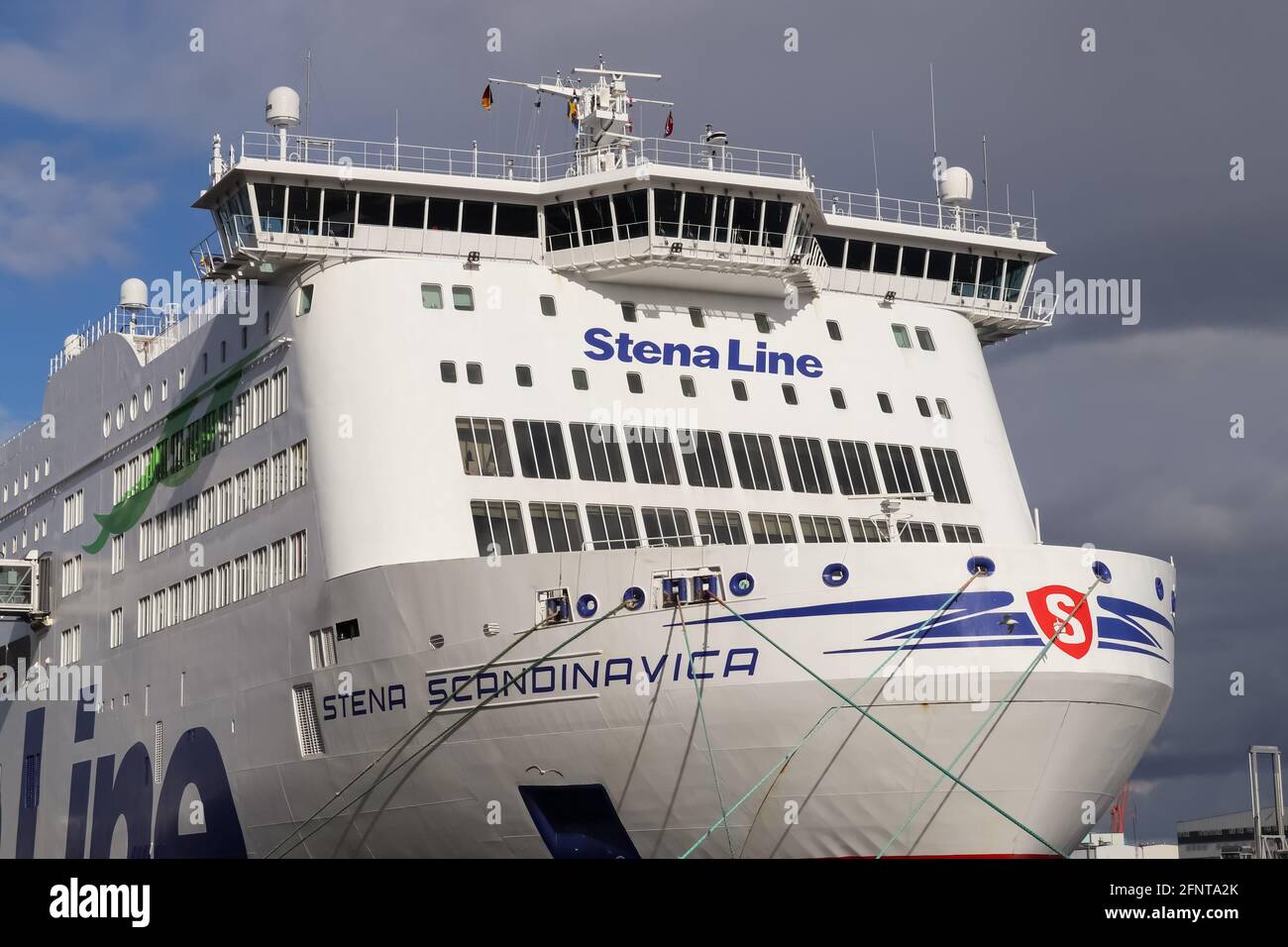 Stena line sweden ferry at the port of Kiel Stock Photo - Alamy