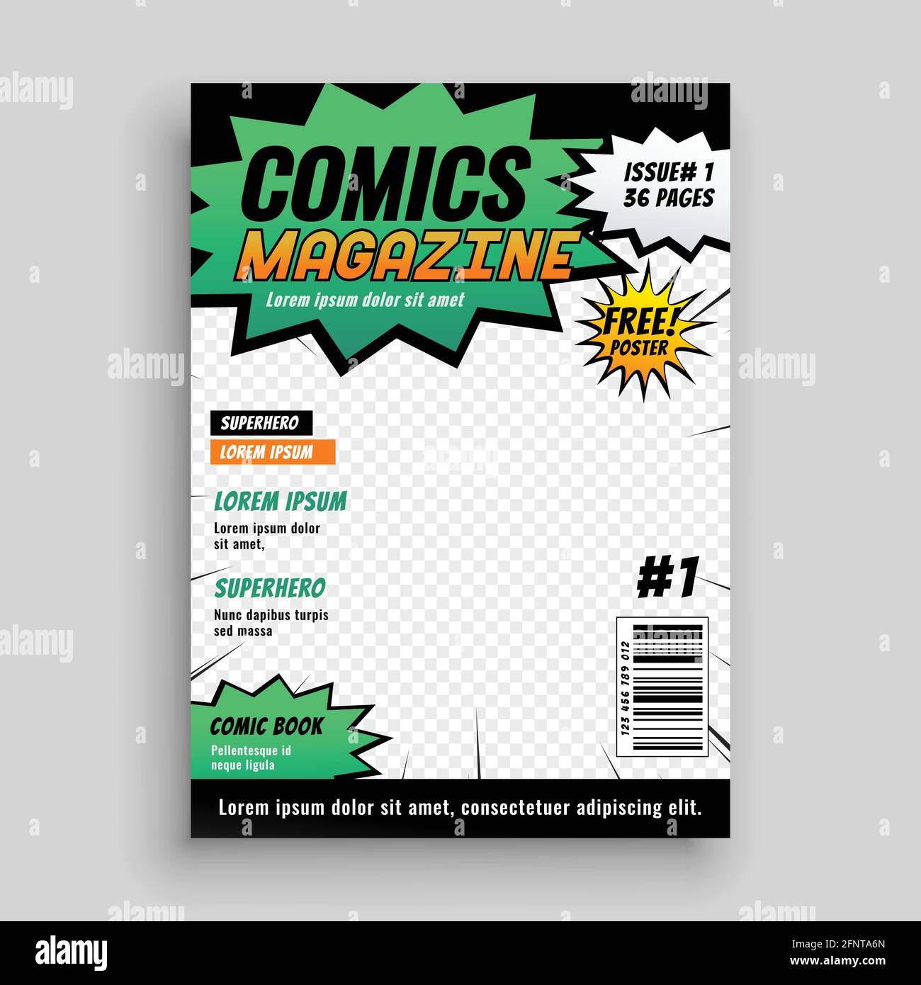 Comic Book Cover High Resolution Stock Photography and Images - Alamy