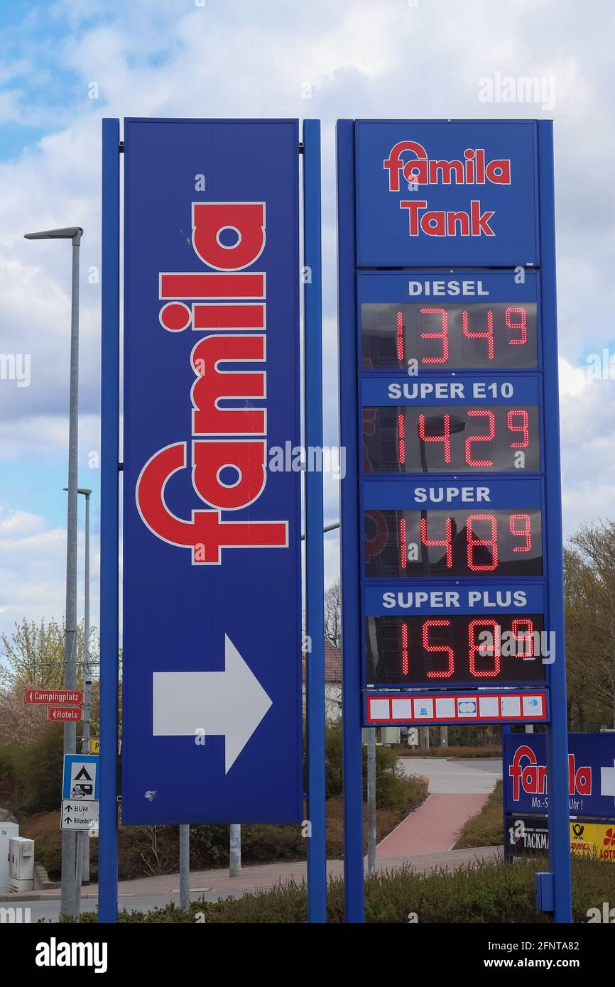 Logo of Famila, a German discount store chain Stock Photo - Alamy