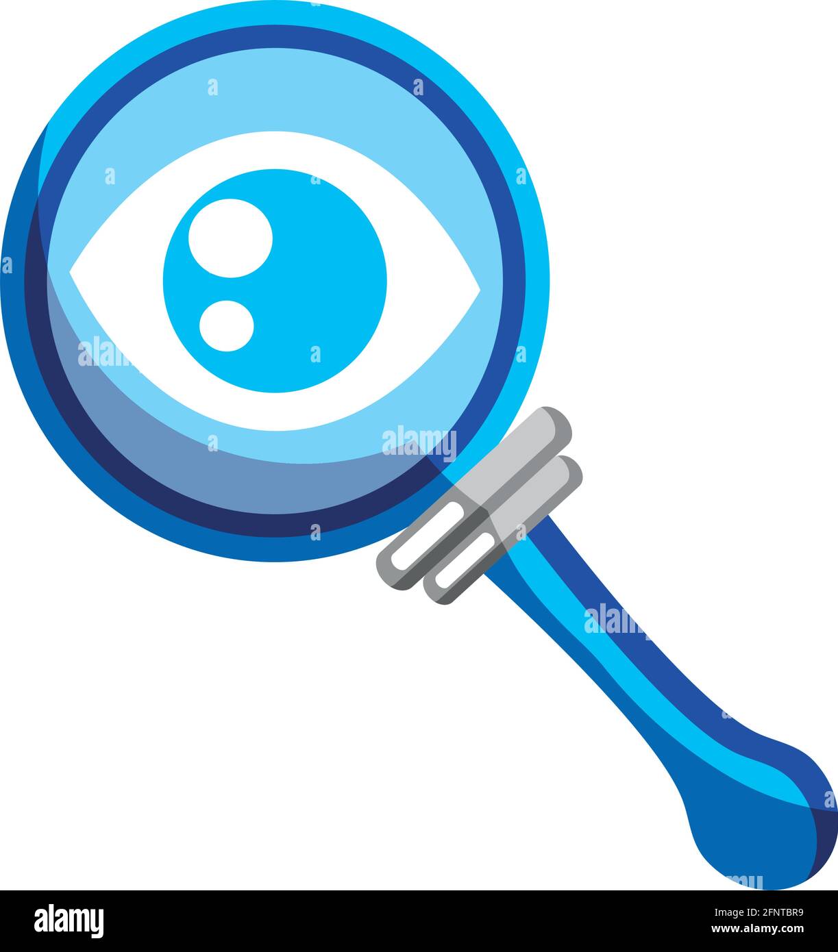 eye magnifying glass Stock Vector Image & Art - Alamy
