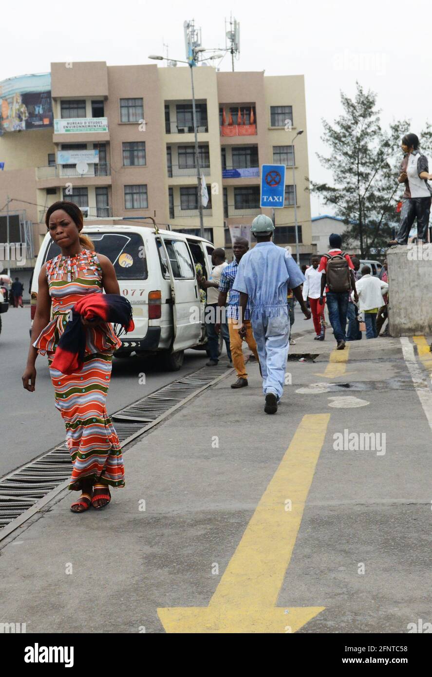 Goma's city center. North Kivu province, D.R.C Stock Photo - Alamy