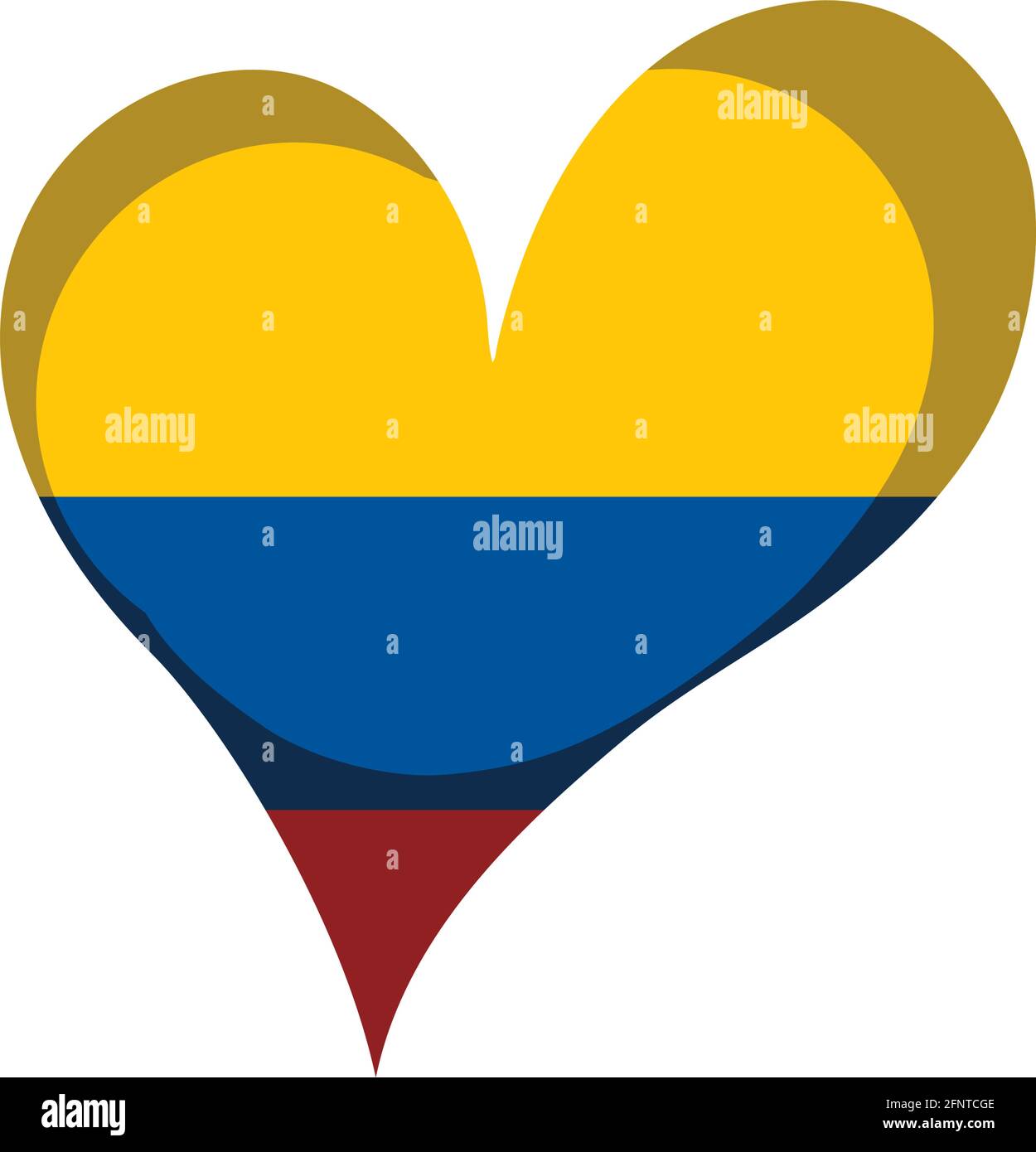 heart flag Colombia Stock Vector Image & Art - Alamy
