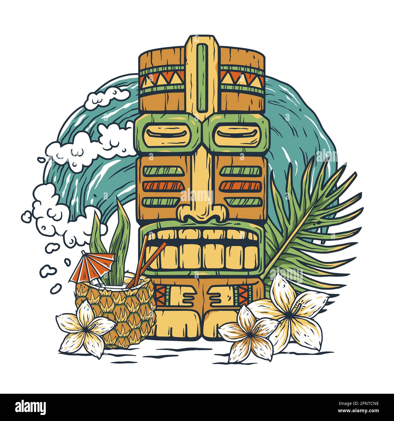 Tiki Bar Vector