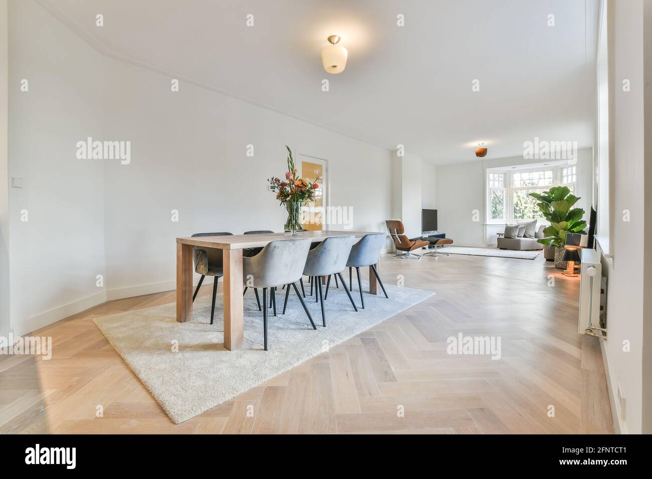 Modern floor interior design with chairs hi-res stock photography and ...