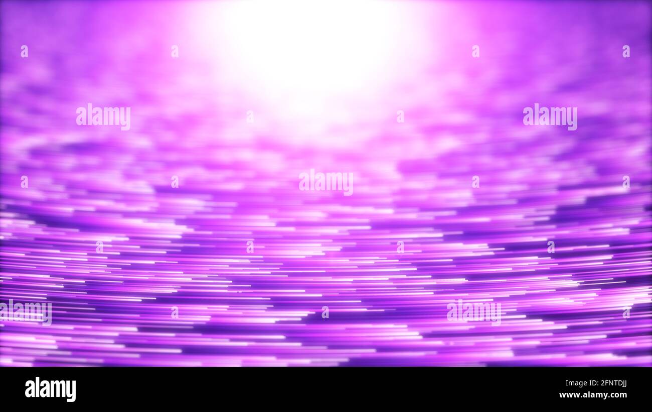 high speed data particle trails. 3d illustration with depth of field ...