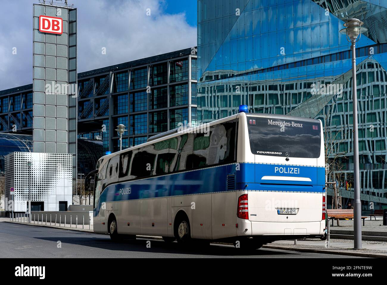 Central Station And The Cube At Washingtonplatz In Berlin Stock Photo ...