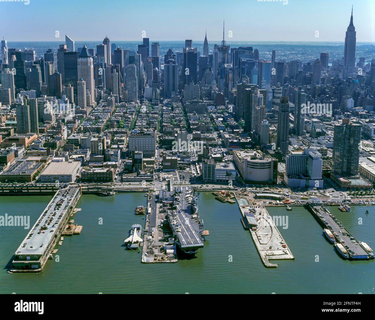 2005 HISTORICAL AERIAL OVERVIEW USS INTREPID SEA AIR AND SPACE MUSEUM ...