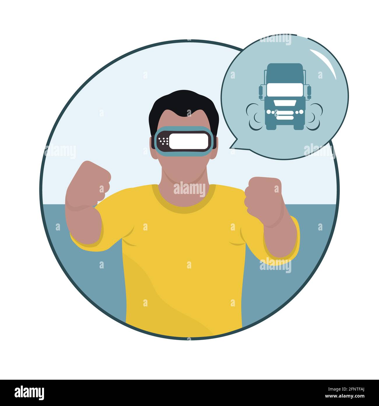 Driving goggles movie Stock Vector Images - Alamy