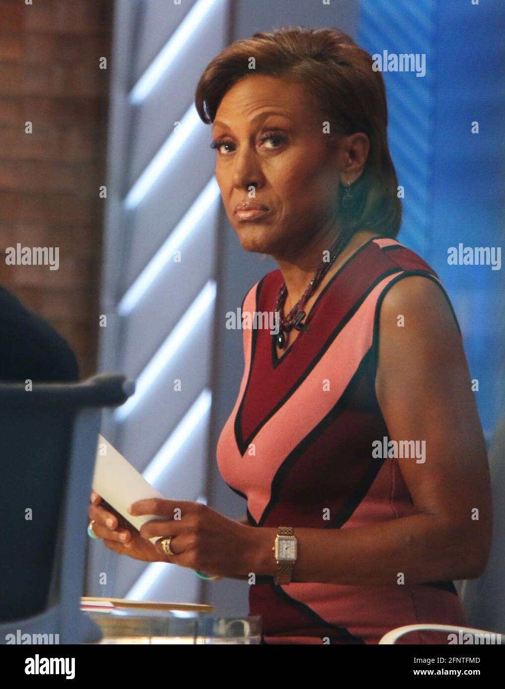 New York, NY, USA. 18th May, 2021. Robin Roberts on the set of Good ...