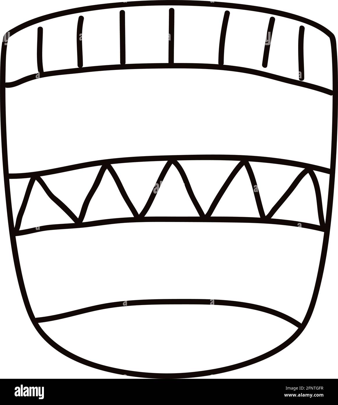 ceramic pot hand draw style Stock Vector Image & Art - Alamy