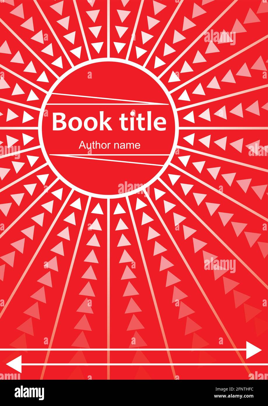 Abstract template design for book, leaflet, flyer, report with red ...