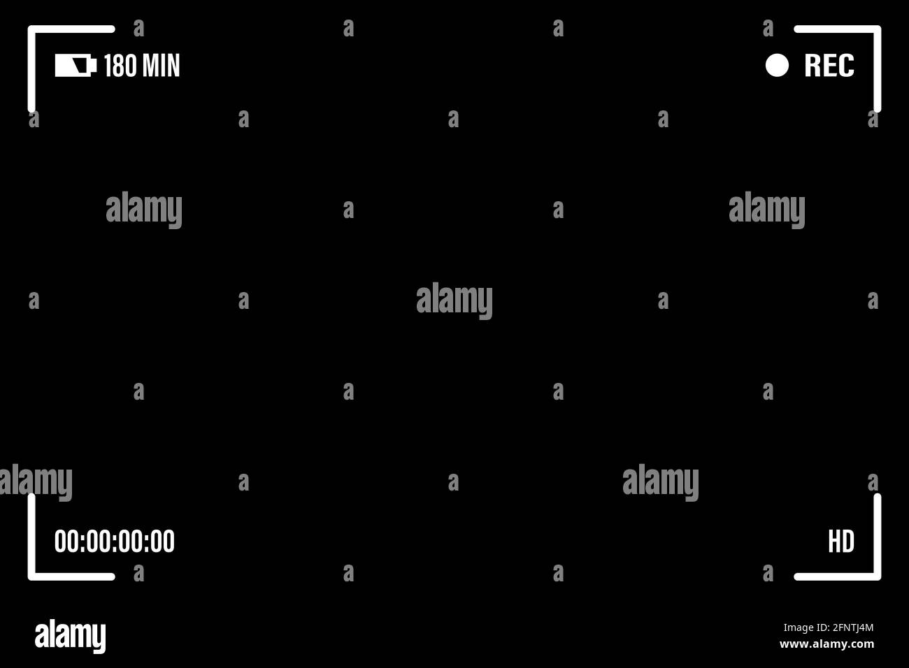Camera focusing screen. illustration. Camera screen for photoshop Stock ...