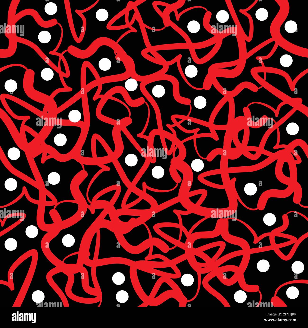 Red - white - black, high contrasting modern seamless background with ...