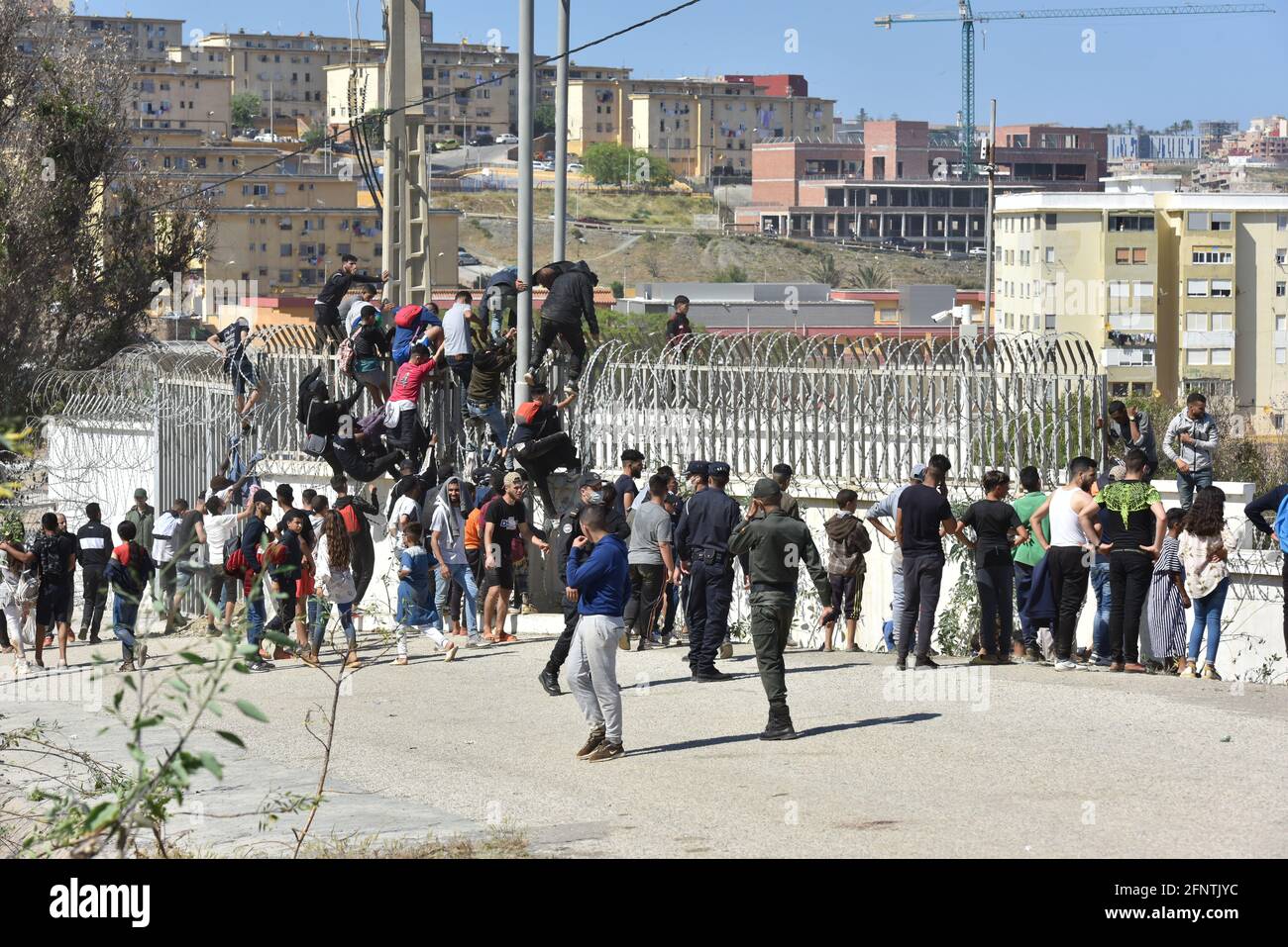 Ceuta border morocco hi-res stock photography and images - Alamy