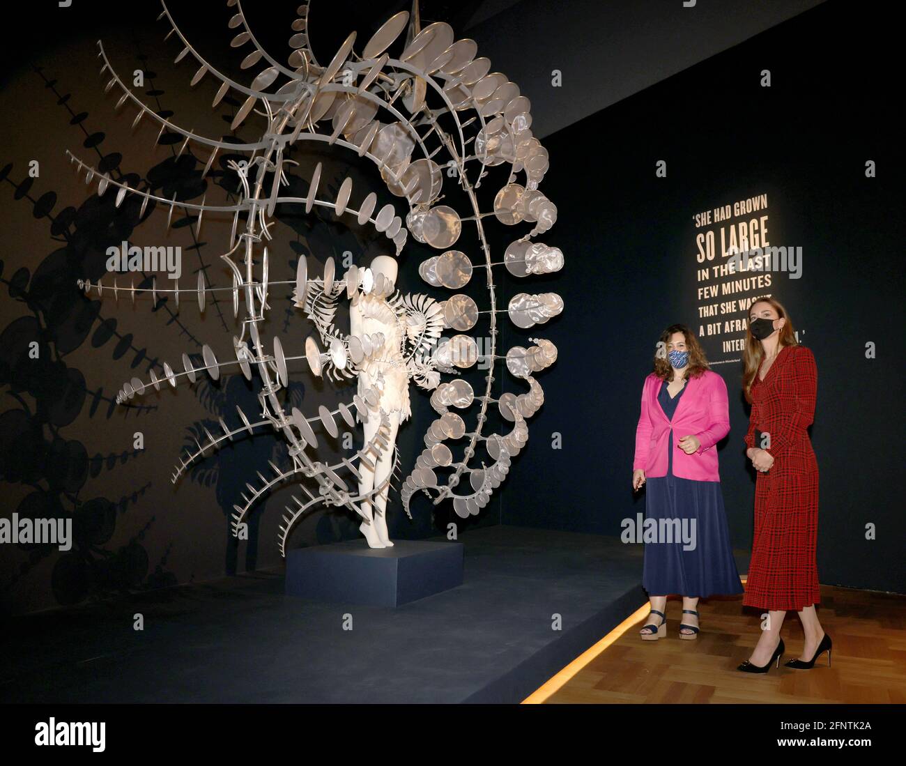 The Duchess of Cambridge in the Alice exhibition with curator Kate ...
