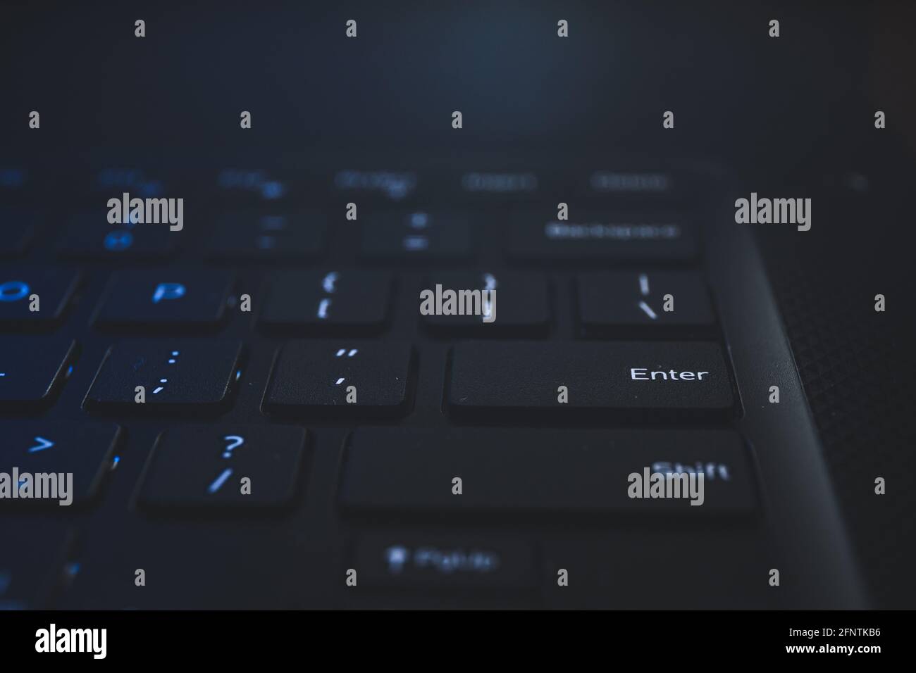 Close up shot of black keyboard Stock Photo - Alamy