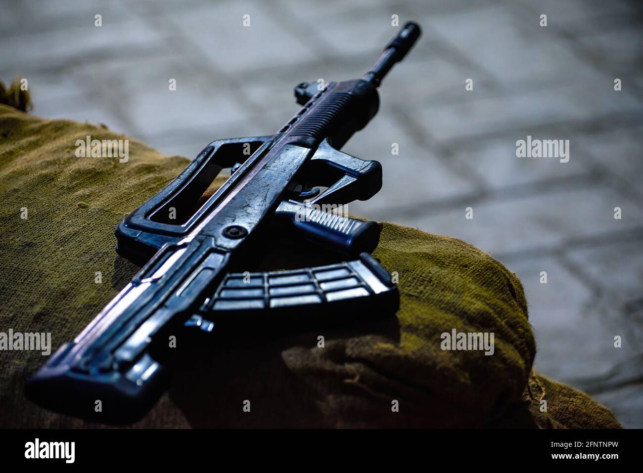 Wooden assault model hi-res stock photography and images - Alamy
