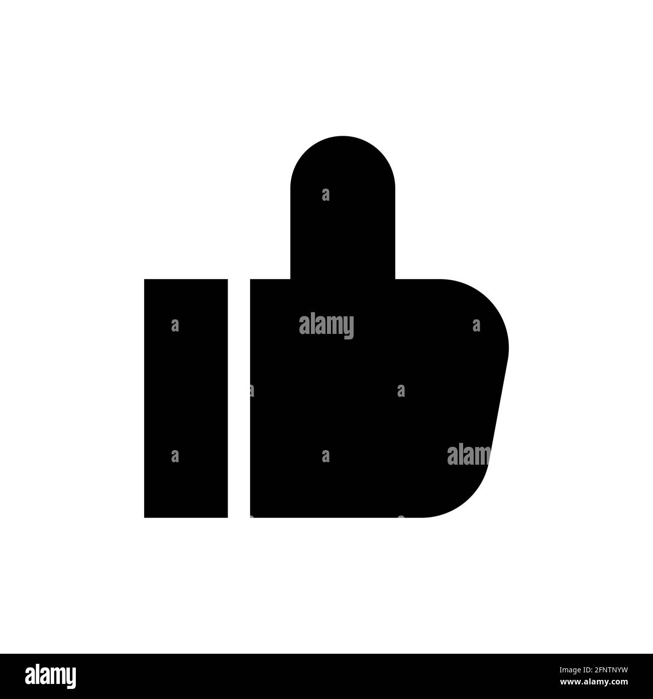 Like button on white isolated background, illustration Stock Photo - Alamy