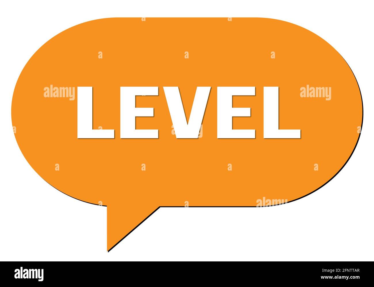 Level text Cut Out Stock Images & Pictures - Alamy