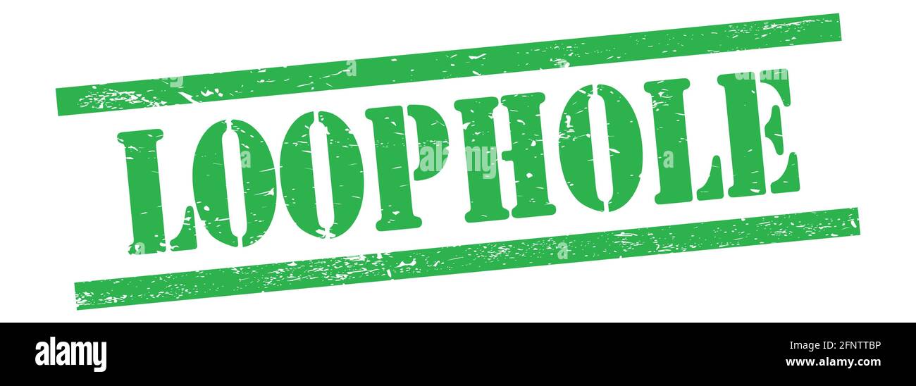 Loophole stamp hi-res stock photography and images - Alamy