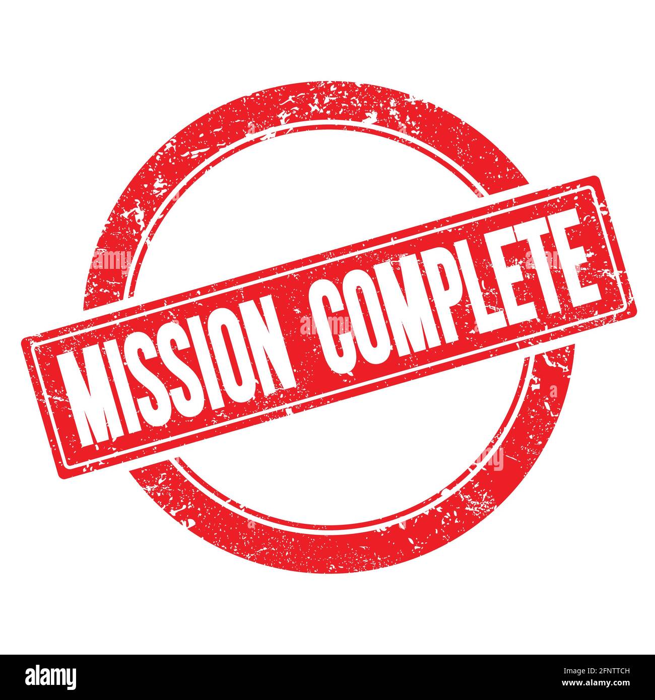 Mission complete text Cut Out Stock Images & Pictures - Alamy