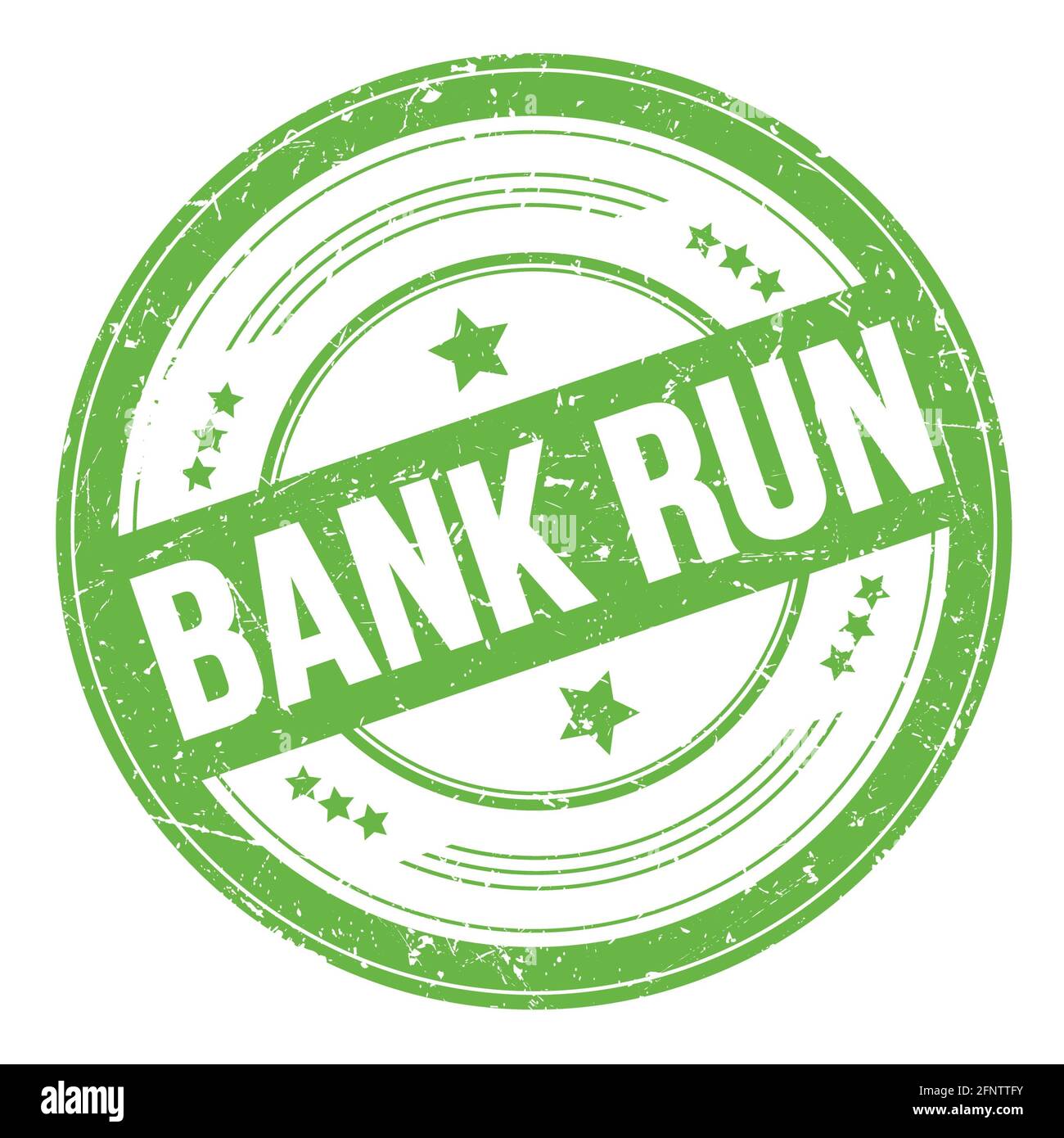 Bank run stamp Cut Out Stock Images & Pictures - Alamy