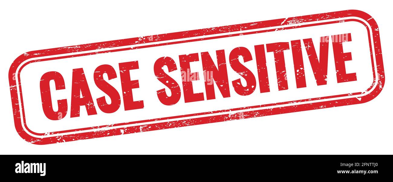 Case sensitive stamp hi-res stock photography and images - Alamy