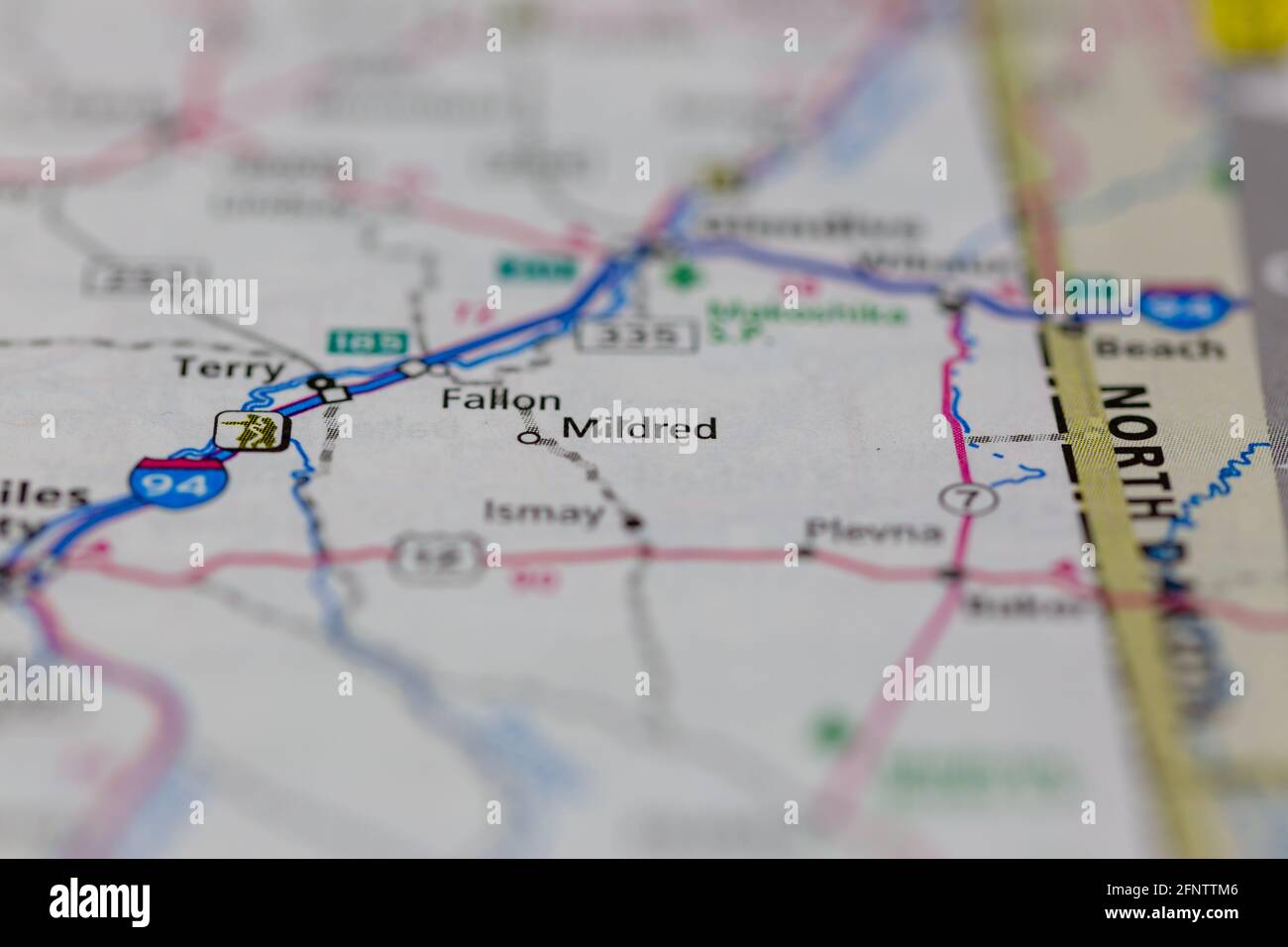 Map of mildred montana hi-res stock photography and images - Alamy