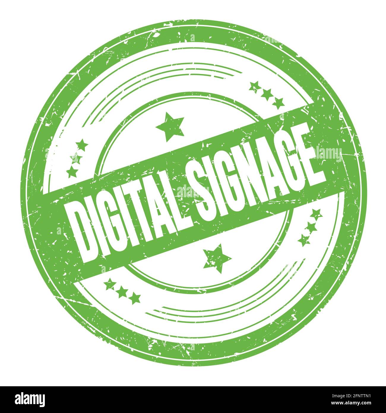 Green logo signage Cut Out Stock Images & Pictures - Alamy