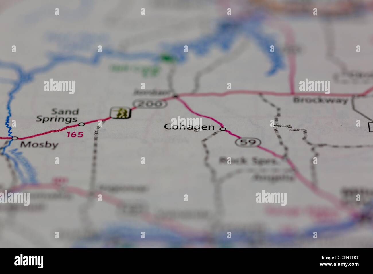 Map of cohagen montana hi-res stock photography and images - Alamy