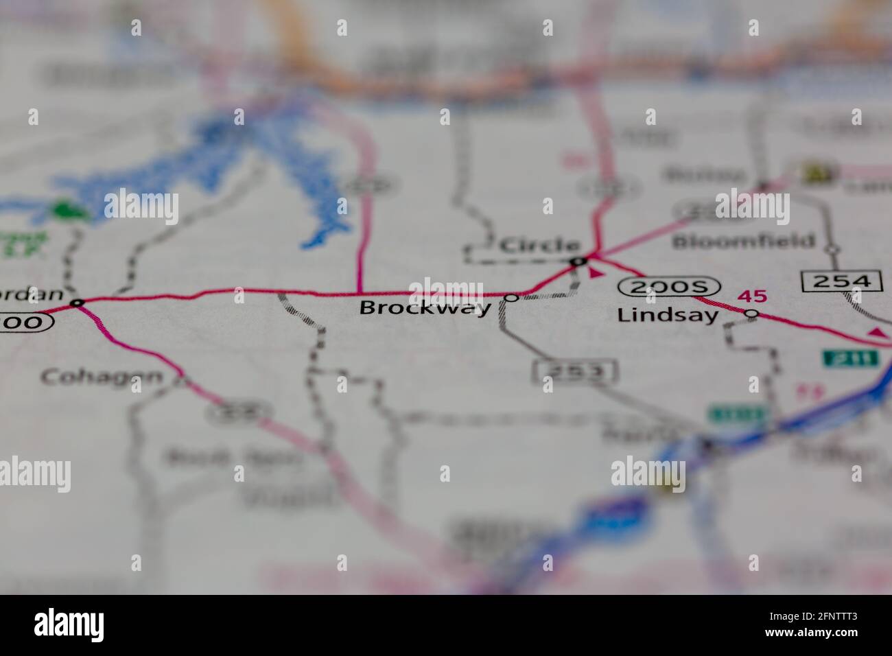 Map of brockway hi-res stock photography and images - Alamy