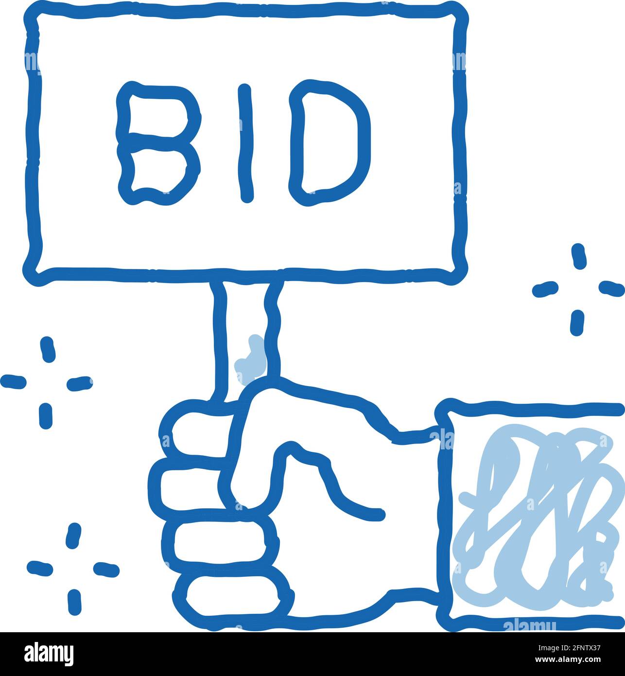 Hand bidding Stock Vector Images - Alamy
