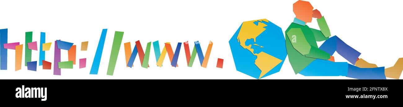 Vector illustration, www internet protocol Stock Vector Image & Art - Alamy