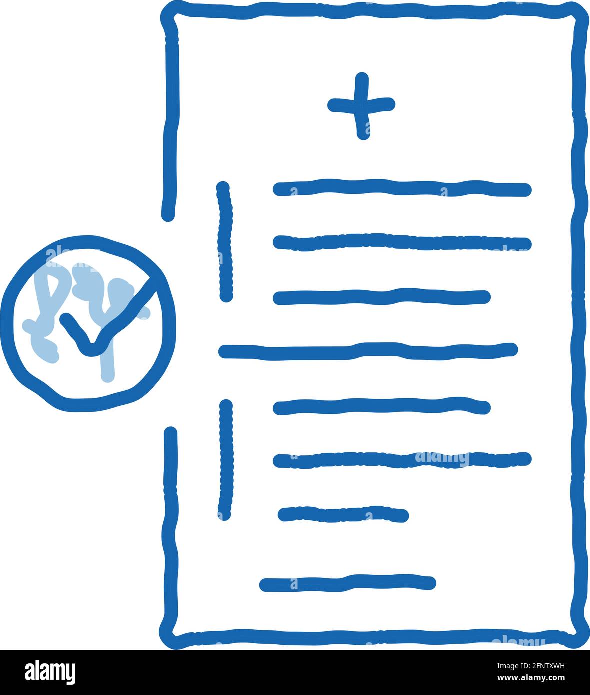 Physical examination report Stock Vector Images - Alamy