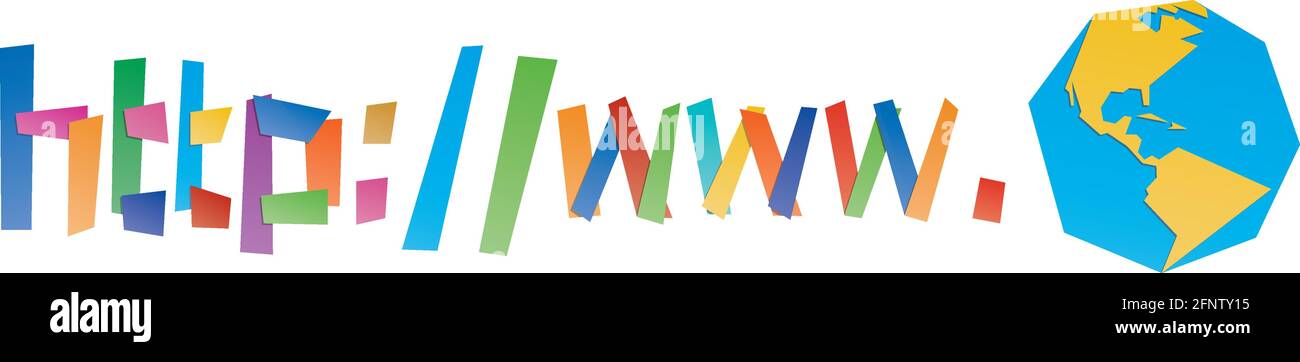 Vector illustration, www internet protocol Stock Vector Image & Art - Alamy