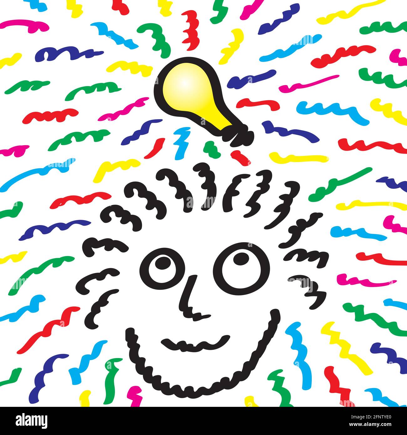 Schematic vector illustration concept of idea Stock Vector Image & Art ...