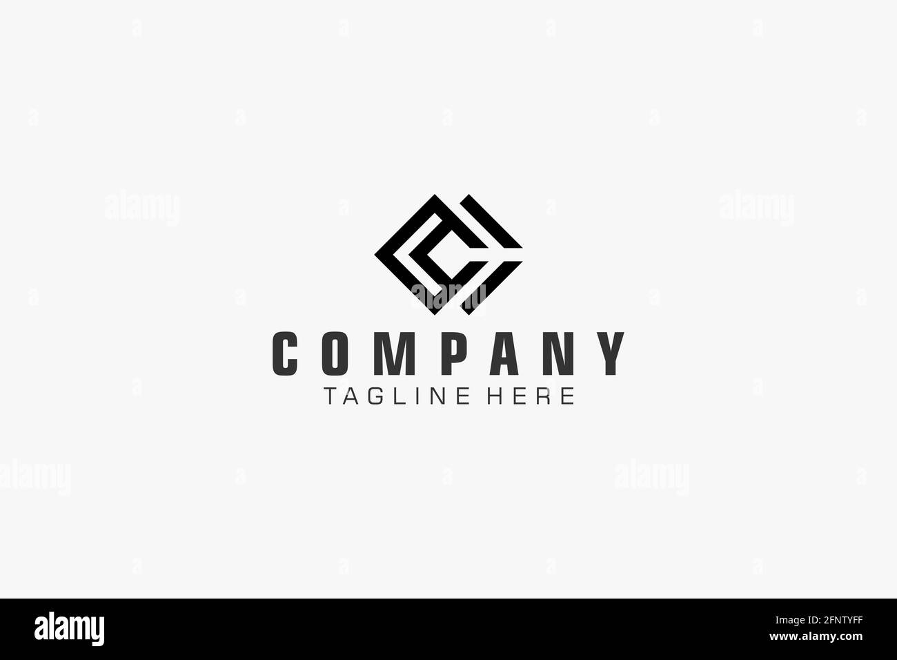 Abstract Initial Letter CC Logo. Usable for Business, Technology and ...