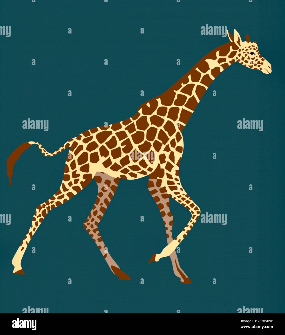 Giraffe vintage hi-res stock photography and images - Alamy